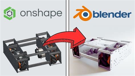Rendering Complex Onshape Assemblies In Blender Youtube