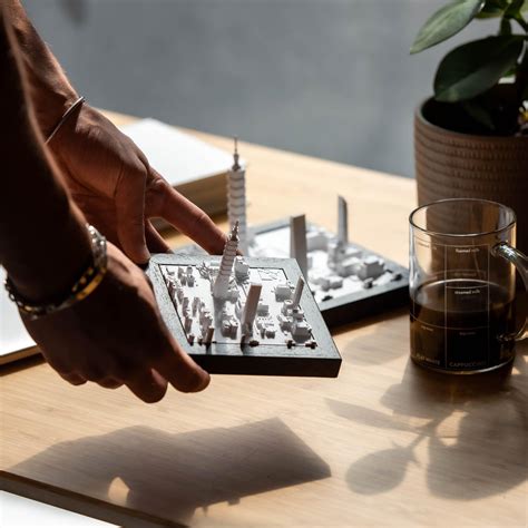 Minicube And Cube 3d City Overview