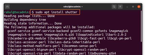 Installing Shutter Ubuntu TecAdmin
