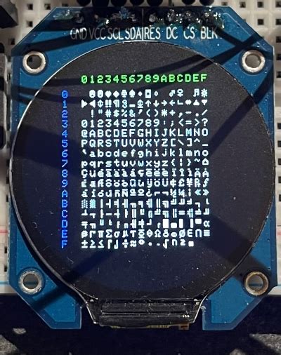 GLCD Font Does Not Display Entire Character Set And Crashes On ESP32 Issue 2409 Bodmer TFT