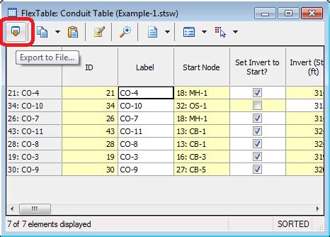 OpenFlows Water Infrastructure Export Data To An Excel Spreadsheet Communities