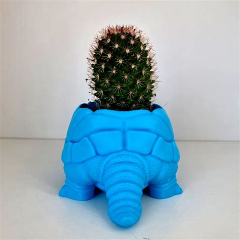 3d Printable Dicky Turtle Flowerpot B By Iradj3d