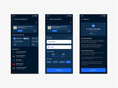 Job Ui Designs Themes Templates And Downloadable Graphic Elements On