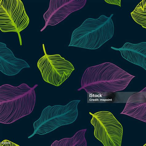 이국적인 야자수와 열 대 원활한 패턴 단풍 몬스 테라 야 자 바나나 잎 이국적인 섬유 식물 디자인입니다 여름 정글 디자인입니다