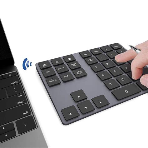 joyeky bluetooth number pad wireless numeric keypad usb c