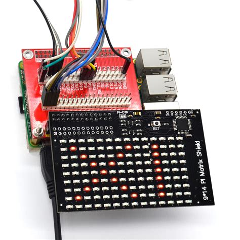 Raspberry Pi Matrix Shield PI Lite Compatoble LEDs