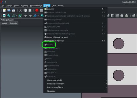 path → main menu path → profile · issue 246 · freecad freecad