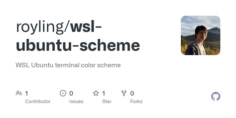 github royling wsl ubuntu scheme wsl ubuntu terminal color scheme