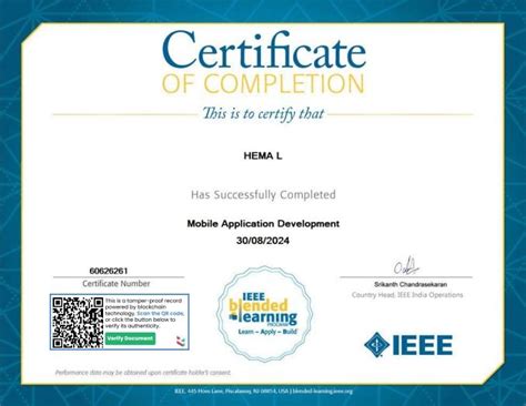 Ieee Blended Learning Program On Linkedin Congratulations On