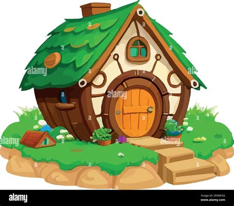 Wonderful And Cuteness Dwarf And Hobbit House Stock Vector Image And Art