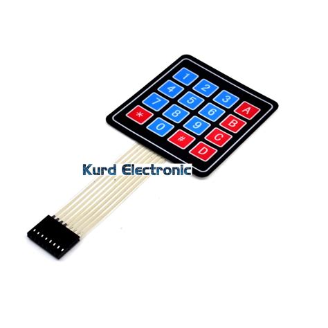 4 4 membrane switch matrix keypad kurd electronic
