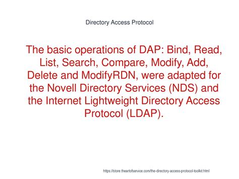 directory access protocol ppt download