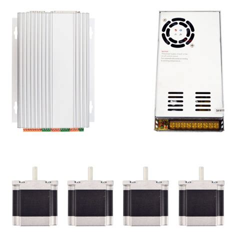 Buy 4 Tb6560 23hs22 4 Axis Tb6560 Cnc Kit 1 26nm 1 8 Deg Nema 23 Stepper Motor