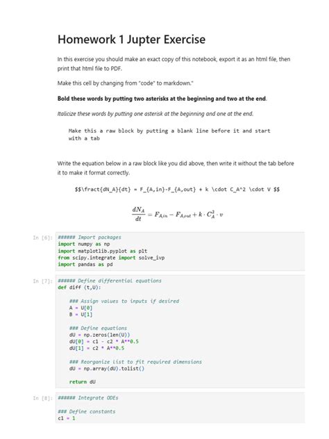 Homework 1 Jupyter Exercise Pdf