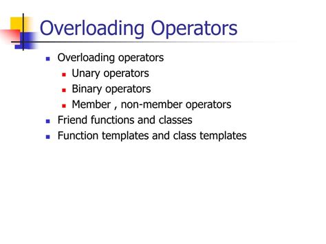 ppt overloading operators powerpoint presentation free download id