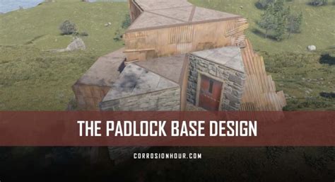 The Padlock Duo RUST Base Design Duo Base Designs Rust Base Design Padlock Rust