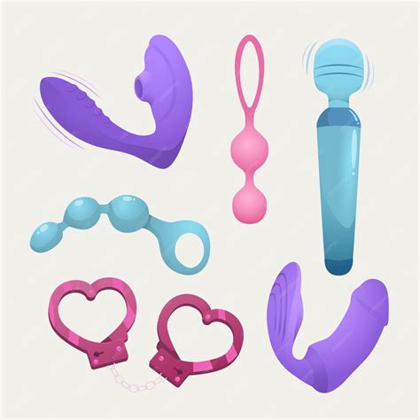 Free Vector Sex Toys Element Collection