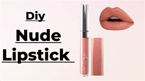 How To Creat Your Own Nude Colour Homemade Nude Colour Lipstick Diy Nude Lipstick POOJA