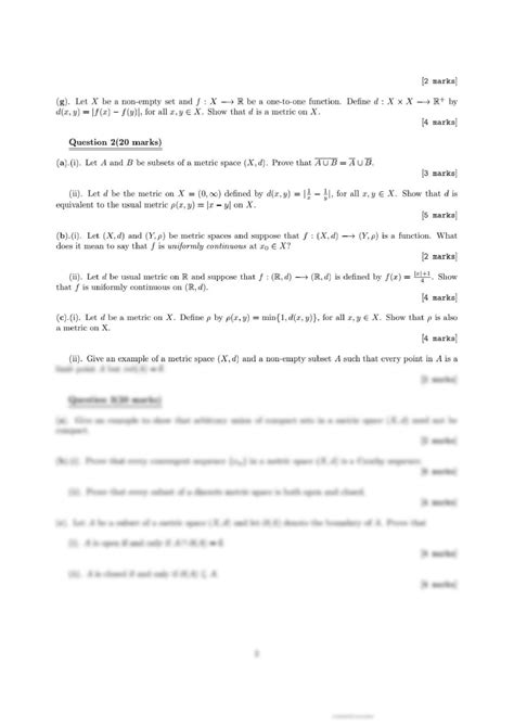 Solution Real Analysis Questions Studypool