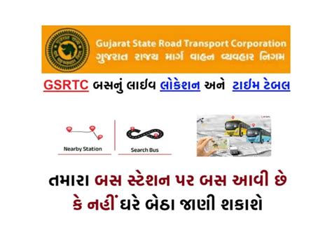 Gsrtc Bus Live Location ઘરે બેઠા જાણો બસ નો સમય અને ટિકિટ બુક કરો અહીંથી જાણો માહિતી