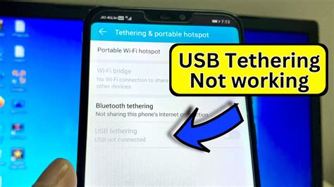 How To Fix Usb Tethering Not Working Only Charging In Mobile Phone Youtube