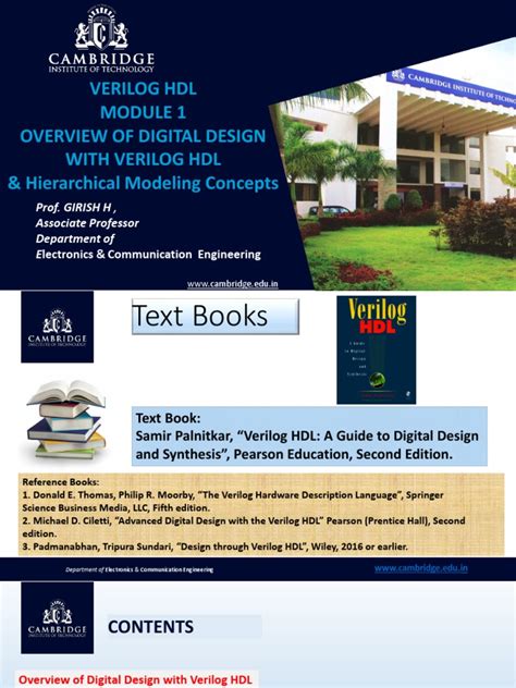 Verilog Hdl Overview And Hierarchical Modeling Concepts Pdf Hardware Description Language