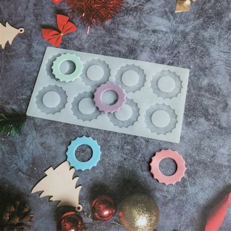 가랜드 모양 실리콘 몰드 초콜릿 에폭시 몰드 Diy 바 몰드 케이크 장식 도구 푸딩 무스 가제트 만들기 쥬얼리 만들기