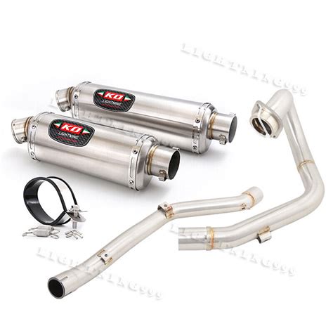 For Suzuki Drz400s Drz400e Sm 2000 2023 Exhaust Front Mid Pipe Muffler