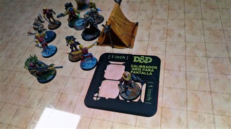 grid ruler and calibrator for dandd map screens by fran solo makerworld