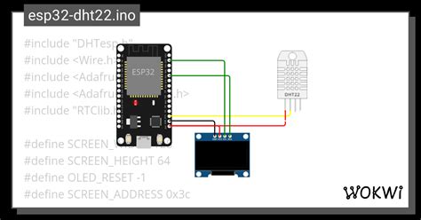 Esp32 Dht22 Ssd1306 Ino Copy Wokwi ESP32 STM32 Arduino Simulator