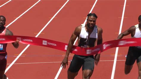 Watch Kishane Thompson Dominate 100m At Eugene Diamond League Post