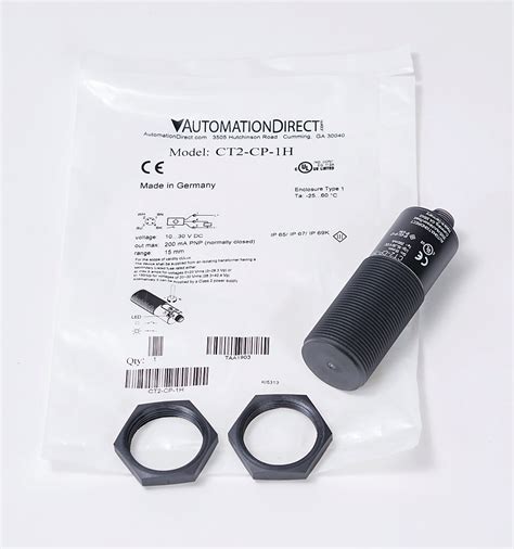 Capacitive Proximity Sensor 30mm Diameter X 92mm Body 15mm Range Pn Ct2 Cp 1h