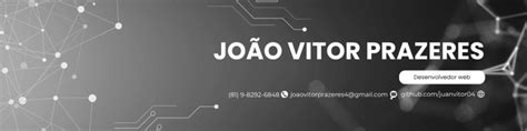 Joao Vitor Prazeres Da Silva Desenvolvedor Fullstack Python Linux
