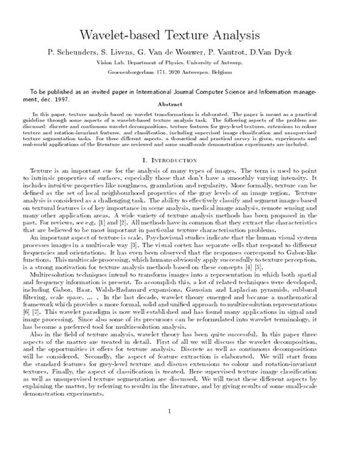 To Be Published As An Invited Paper In International Journal Computer