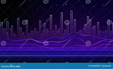 Smart City And Abstract Dot Point Connect With Gradient Line And Aesthetic Intricate Wave Line