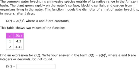 IXL Checkpoint Exponential Functions Algebra Practice