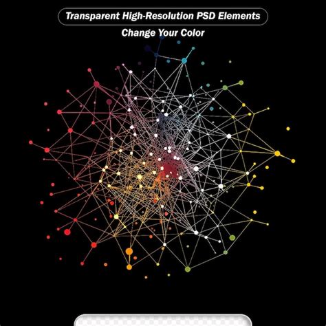 Abstract Dynamic Spot Of Nodes And Lines For Medicine Science