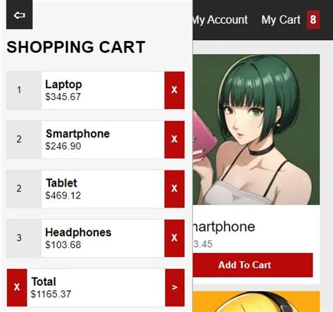 Simple ECommerce Website With PHP No Database