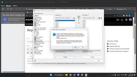 Style Library Manager Malfunction Autodesk Community