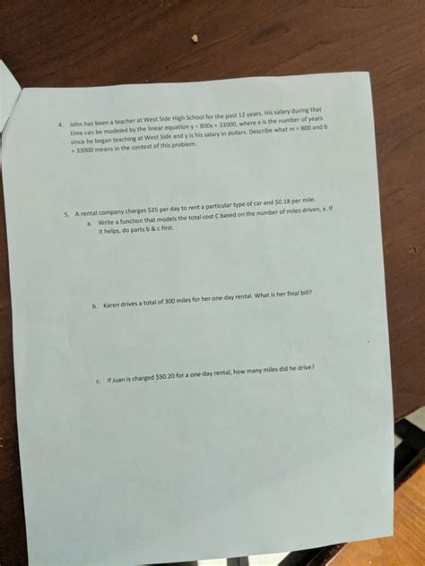 Solved Write The Function For Each Case Below You Answered Chegg