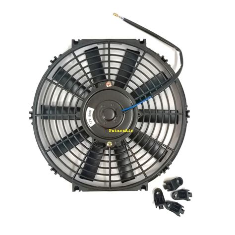 พัดลม ระบายความร้อน 12 นิ้ว บาง 12v โครงพลาสติก พัดลมแอร์ พัดลมไฟฟ้า พัดลมหม้อน้ำ Th