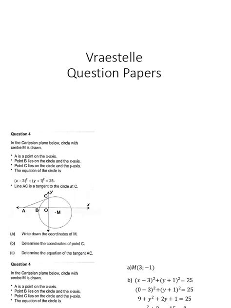 6 Gr 12 Analytical Geometry Papers Pdf Geometry Elementary Geometry