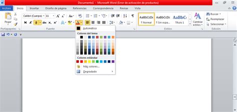 Tutorial de Word Color y Tamaño del Texto