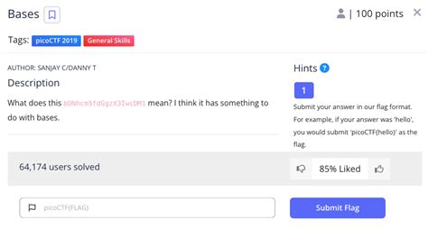 Picoctf — Bases” Walkthrough What Does This Bdnhcm5fdggzx3iwcdm1 By Protego Medium