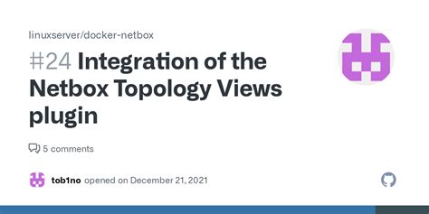 Integration Of The Netbox Topology Views Plugin Issue Linuxserver Docker Netbox GitHub