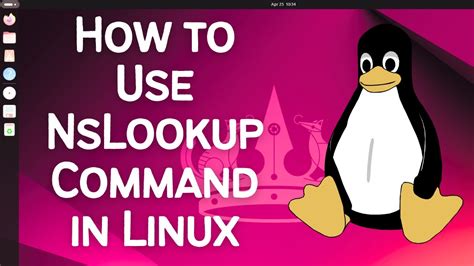 How To Use Nslookup Command In Linux Youtube