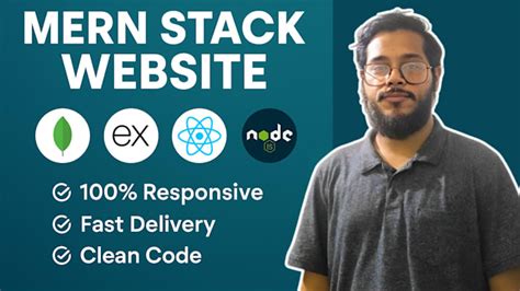 Develop A Custom Mern Website Using Reactjs And Nodejs As A Mern Stack