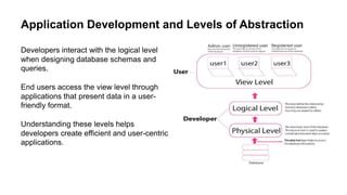 Levels Of Abstraction In Database Management System Pptx
