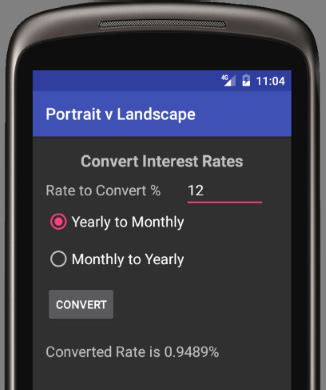 Android Portrait And Landscape Screen Layout Example Tek Eye