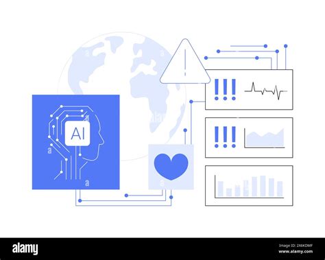 ai optimized disaster response abstract concept vector illustration